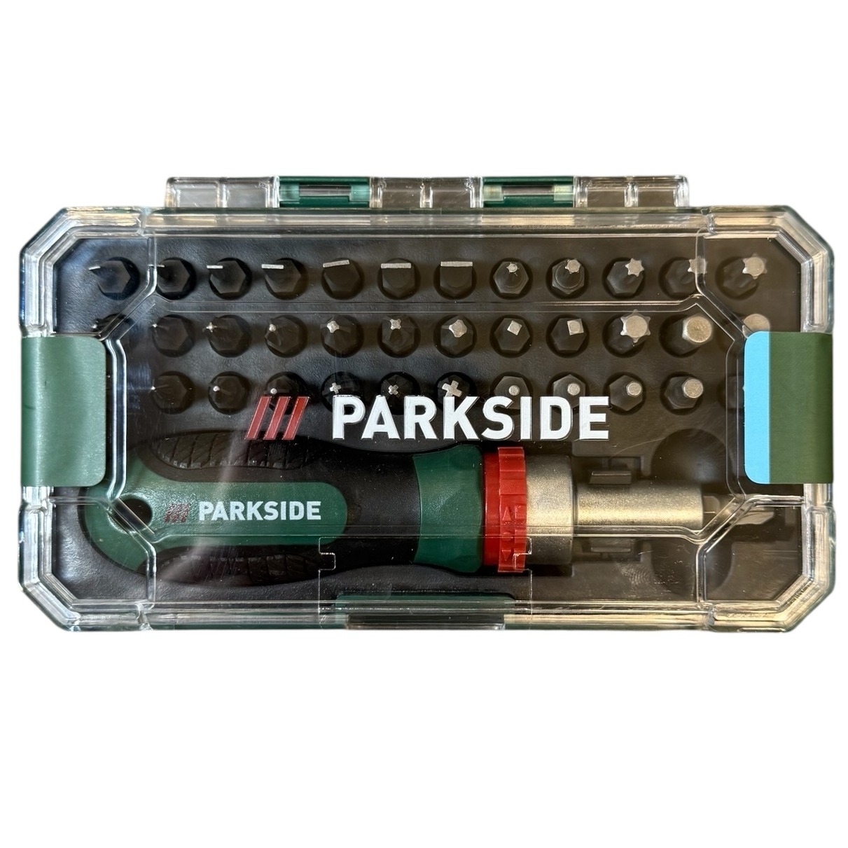 New New: Parkside Ratchet Screwdriver Set - 38 Piece set - Own4Less